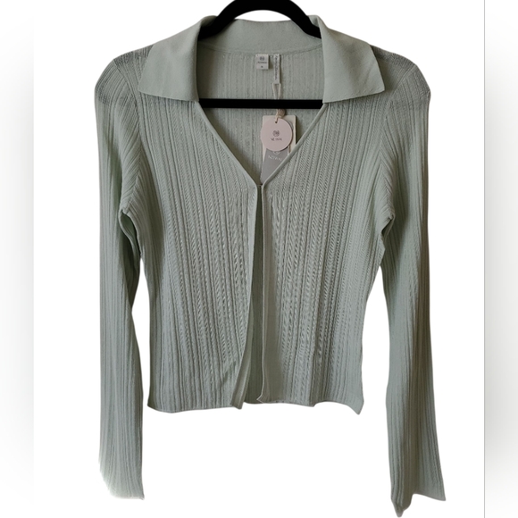 Neiwai | Sweaters | Nwt Neiwai X Savislook Polo Collar One Button ...